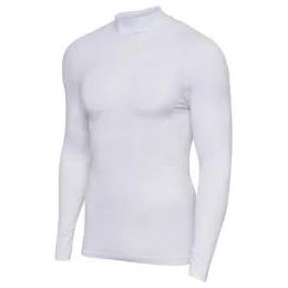 Hummel hmlBL Comfort 2.0 langarm Funktionsshirt mit Stehkragen Herren 9001 - white XS