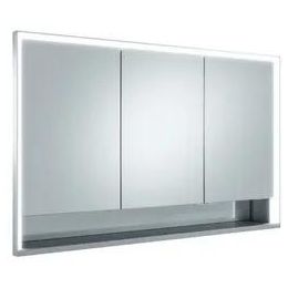 KEUCO Royal Lumos Spiegelschrank 14315171304 1200 x 735 x 165 mm, Wandeinbau, silber-eloxiert, Spiegelheizung, 3 kurze T&uuml;ren