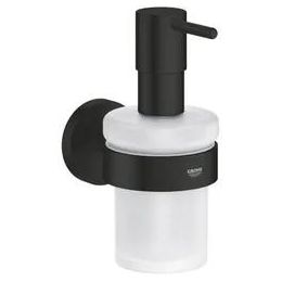 Grohe Start Seifenspender mit Halter 411952430 mattschwarz