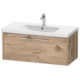 Duravit D-Code Waschtischunterschrank DC4668010550000 Griff Chrom, Eiche Marmor, Wandh&auml;ngend, Auszug 1, 984x400x460 mm