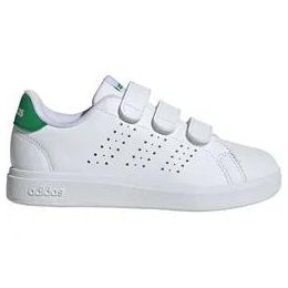 Adidas Advantage Base 2.0 Sneaker Kinder IE9019 - cloud white/cloud white/green 30.5