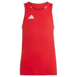 Adidas Adizero Team Lauf-Singlet Kinder IT5062 - team power red 2/white 140