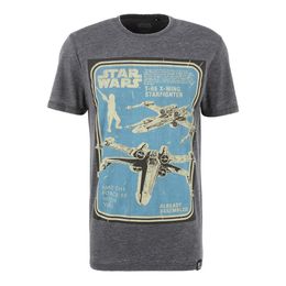 Recovered Shirt 'Star Wars X-Wing Assembled' male Grey size L