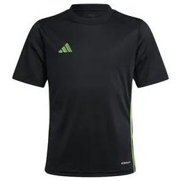 Adidas Tabela 23 Fu&szlig;ball Trikot Kinder JJ1155 - black/semi lucid lime 140