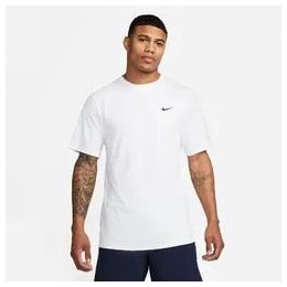 Nike UV Hyverse Dri-FIT kurzarm Fitnessshirt Herren 100 - white/black M