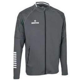 Derbystar Primo Trainingsjacke Herren grau/wei&szlig; XL