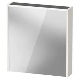 Duravit D-Code Spiegelschrank DC7105L22220000 650x700 mm, Wei&szlig; Hochglanz, mit Beleuchtung und Steckdose