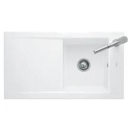 Villeroy & Boch Villeroy und Boch Timeline 50 Flat Fl&auml;chenb&uuml;ndige Sp&uuml;le 33070FR1 Sp&uuml;lbecken, wei&szlig;