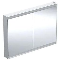 Geberit One Spiegelschrank 505815001 120 x 90 x 15 cm, Aluminium eloxiert, mit ComfortLight, 2 T&uuml;ren