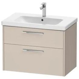 Duravit D-Code Waschtischunterschrank DC4672010910000 ,Griff Chrom, Taupe Matt, Wandh&auml;ngend, Schubk&auml;sten 2, 784x555x460 mm