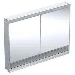 Geberit One Spiegelschrank 505825001 120 x 90 x 15 cm, Aluminium eloxiert, mit Nische und ComfortLight, 2 T&uuml;ren