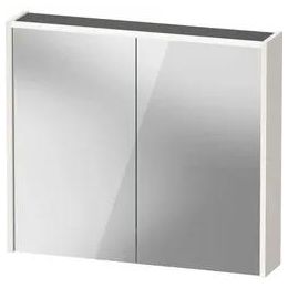 Duravit D-Code Spiegelschrank Verspiegelt DC7106022221000 800x700x148, Wei&szlig; Hochglanz, Mit Steckdose E, LED Beleuchtung