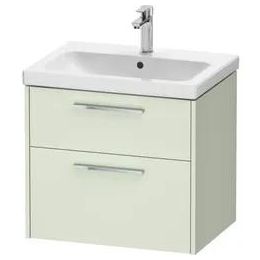 Duravit D-Code Waschtischunterschrank DC4671010HH0000 ,Griff Chrom, Blassgr&uuml;n Matt, Wandh&auml;ngend, Schubk&auml;sten 2, 634x555x460 mm