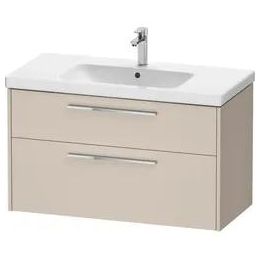 Duravit D-Code Waschtischunterschrank DC4673010910000 ,Griff Chrom, Taupe Matt, Wandh&auml;ngend, Schubk&auml;sten 2, 984x555x460 mm