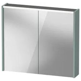 Duravit D-Code Spiegelschrank Verspiegelt DC71060HGHG2000 800x700x148, Fjordgr&uuml;n Matt, Steckdose J, LED Beleuchtung
