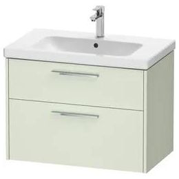 Duravit D-Code Waschtischunterschrank DC4672010HH0000 ,Griff Chrom, Blassgr&uuml;n Matt, Wandh&auml;ngend, Schubk&auml;sten 2, 784x555x460 mm