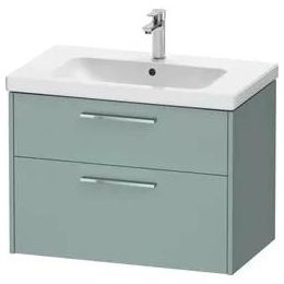 Duravit D-Code Waschtischunterschrank DC4672010HG0000 ,Griff Chrom, Fjordgr&uuml;n Matt, Wandh&auml;ngend, Schubk&auml;sten 2, 784x555x460 mm