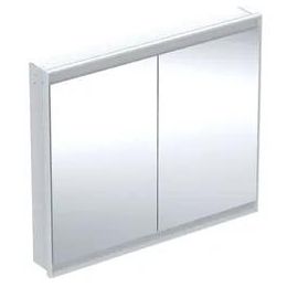 Geberit One Spiegelschrank 505804002 105 x 90 x 15 cm, wei&szlig;/Aluminium pulverbeschichtet, mit ComfortLight, 2 T&uuml;ren