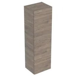 Geberit Smyle Square Mittelhochschrank 500361JR1 36x118x29,9cm, 1 T&uuml;r, Holzstruktur Nussbaum hickory
