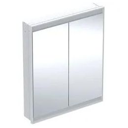 Geberit One Spiegelschrank 505802002 75 x 90 x 15 cm, wei&szlig;/Aluminium pulverbeschichtet, mit ComfortLight, 2 T&uuml;ren