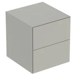 Geberit One Seitenschrank 505077007 45x49,2x47cm, 2 Schubladen, greige/lackiert matt