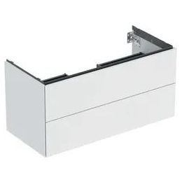 Geberit One Waschtisch-Unterschrank 505264002 103,6 x 50,4 x 47 cm, wei&szlig;/lackiert matt, 2 Schubladen
