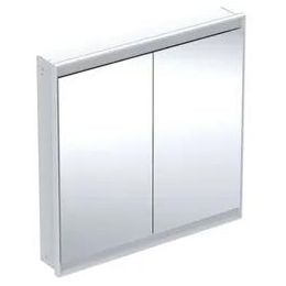Geberit One Spiegelschrank 505803002 90 x 90 x 15cm, wei&szlig;/Aluminium pulverbeschichtet, mit ComfortLight, 2 T&uuml;ren