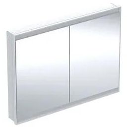 Geberit One Spiegelschrank 505805002 120 x 90 x 15 cm, wei&szlig;/Aluminium pulverbeschichtet, mit ComfortLight, 2 T&uuml;ren
