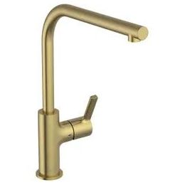 Ideal Standard Gusto K&uuml;chenarmatur BD418A2 brushed gold, mit Rohrauslauf