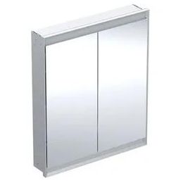 Geberit One Spiegelschrank 505802001 75 x 90 x 15 cm, Aluminium eloxiert, mit ComfortLight, 2 T&uuml;ren
