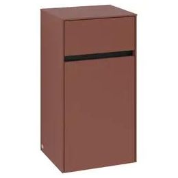 Villeroy & Boch Villeroy und Boch Collaro Seitenschrank C03200AH 40,4x74,8x34,9cm, Anschlag links, wine red
