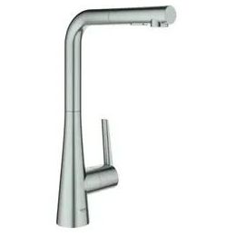 Grohe Zedra Sp&uuml;ltischmischer 32553DC2 supersteel, herausziehbare Dual-Brause