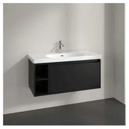 Villeroy & Boch Villeroy und Boch Skyla Waschtischunterschrank C79000VL 1 Auszug, 972 x 436 x 439 mm, Volcano Black