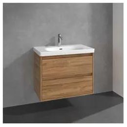 Villeroy & Boch Villeroy und Boch Skyla Waschtischunterschrank C79600RH 2 Ausz&uuml;ge, 772 x 596 x 439 mm, Kansas Oak