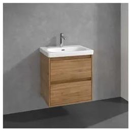 Villeroy & Boch Villeroy und Boch Skyla Waschtischunterschrank C79400RH 2 Ausz&uuml;ge, 572 x 596 x 439 mm, Kansas Oak