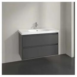 Villeroy & Boch Villeroy und Boch Skyla Waschtischunterschrank C79900VR 2 Ausz&uuml;ge, 972 x 596 x 439 mm, Graphite
