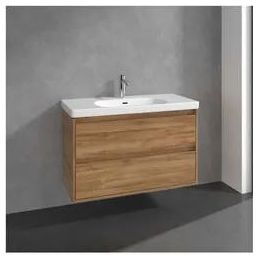 Villeroy & Boch Villeroy und Boch Skyla Waschtischunterschrank C79900RH 2 Ausz&uuml;ge, 972 x 596 x 439 mm, Kansas Oak