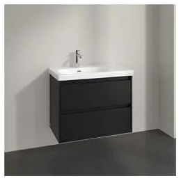 Villeroy & Boch Villeroy und Boch Skyla Waschtischunterschrank C79800VL 2 Ausz&uuml;ge, 772 x 596 x 439 mm, Volcano Black