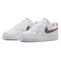 Nike Court Vision Low Next Nature Sneaker Damen 103 - white/mink brown 39