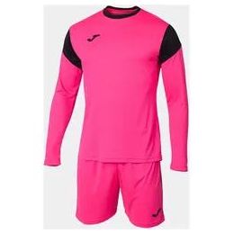 Joma Phoenix langarm Torwarttrikot + Shorts Set Kinder 031 - rosa fluor/schwarz 152
