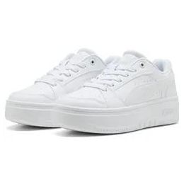 Puma Rebound Femme Low Sneaker Damen 01 - Puma white/vapor gray 38