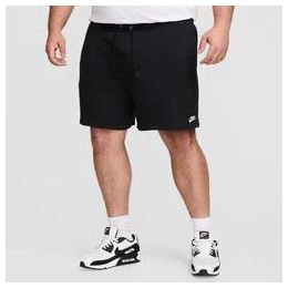 Nike Club French Terry Shorts Herren 010 - black/black/white XXL