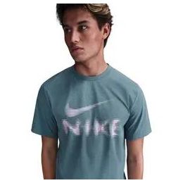 Nike Hyverse Dri-FIT UV Versatile kurzarm Trainingsshirt Herren 006 - smokey blue M