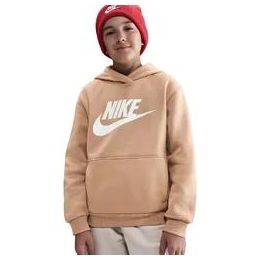Nike Sportswear Club Fleece Hoodie Kinder 200 - hemp/white S (128-137 cm)