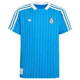 Adidas Originals Real Madrid Icon Trikot 2025/26 Kinder JY1082 - BLUEBIRD/white 176