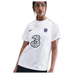 Nike FC Chelsea London Academy Pro Dri-FIT langarm Aufw&auml;rmshirt Damen 101 - white/pure platinum/rush blue S