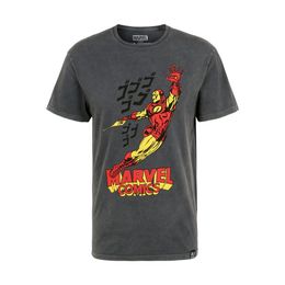 Recovered Shirt 'Marvel Comics Iron Man' male Grey size M