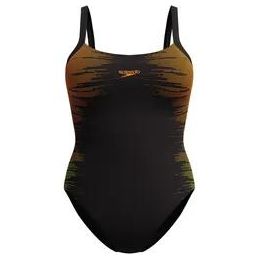 Speedo Shaping Scoop Badeanzug Damen 9179 - black/amberwave 40