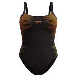 Speedo Shaping Scoop Badeanzug Damen 9179 - black/amberwave 48