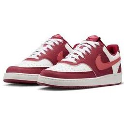 Nike Court Vision Low Premium Sneaker Damen 601 - team red/adobe-white 43